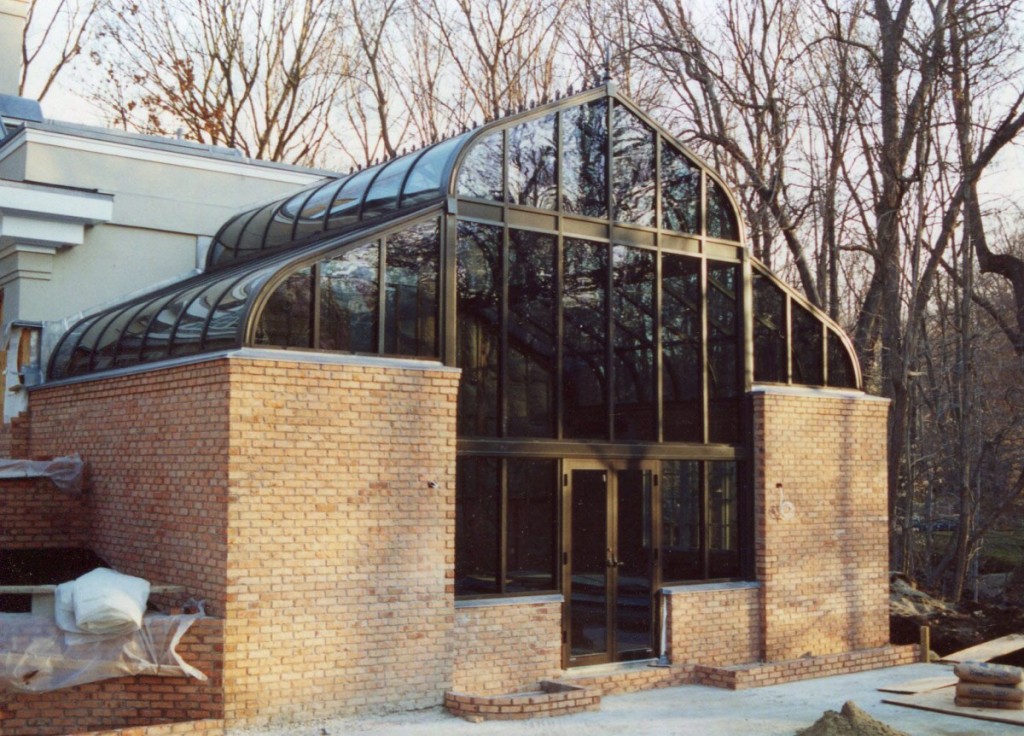 Double Curved Glass Roof System | Glass House, LLC